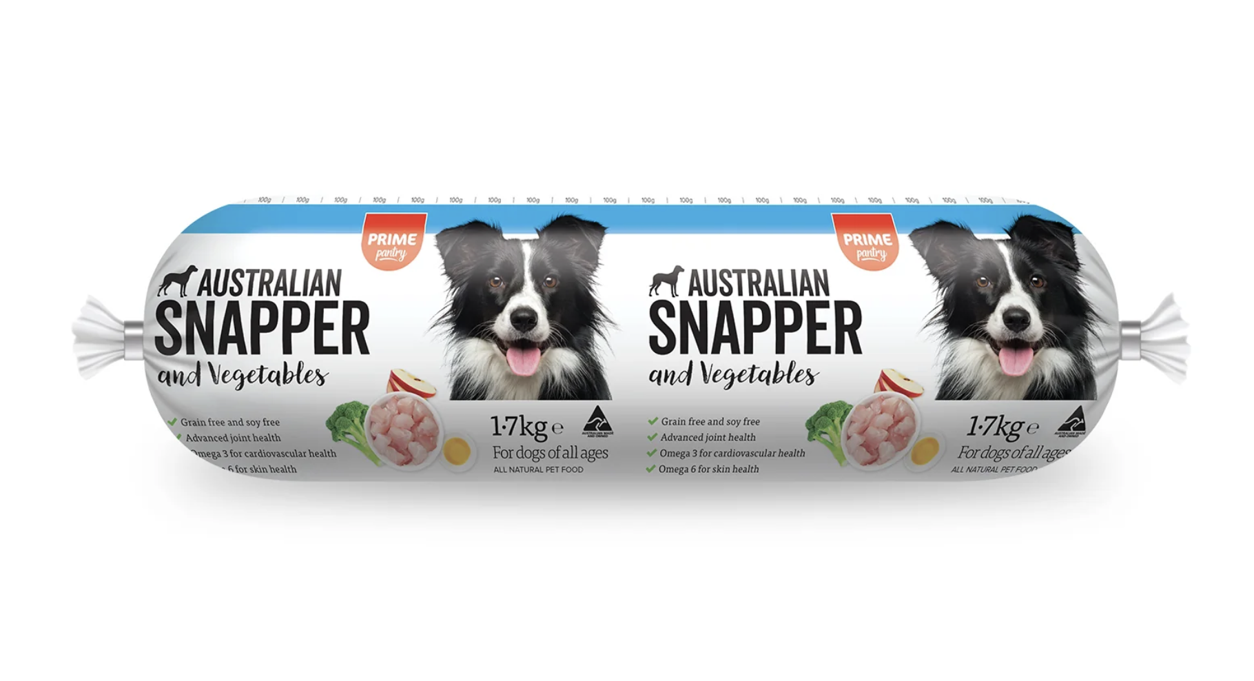 Prime100Rolls - Snapper & Veg | Chew Chomp and Chill