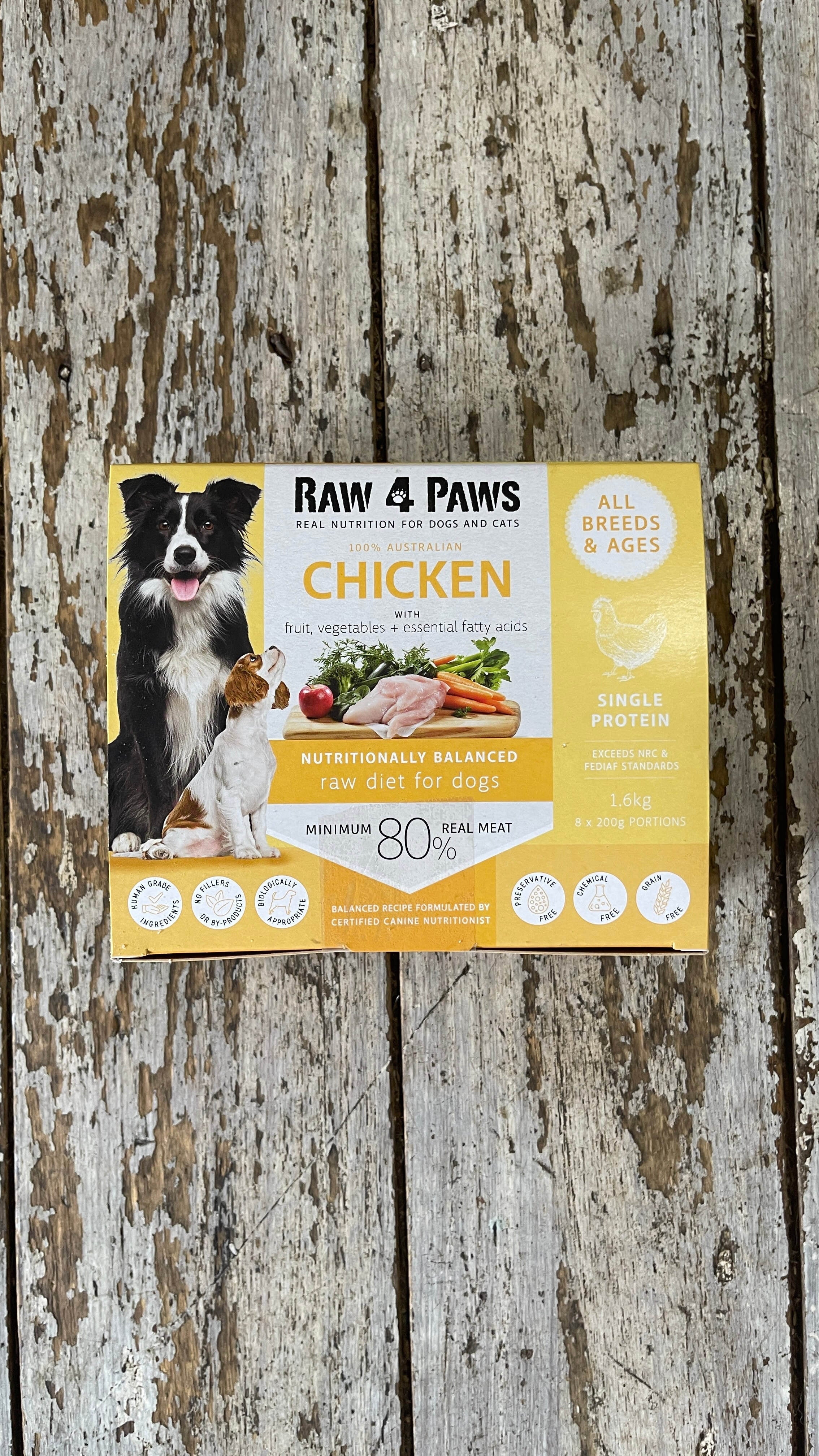 Raw4Paws - Chicken Carton 1.6kg | Chew Chomp and Chill