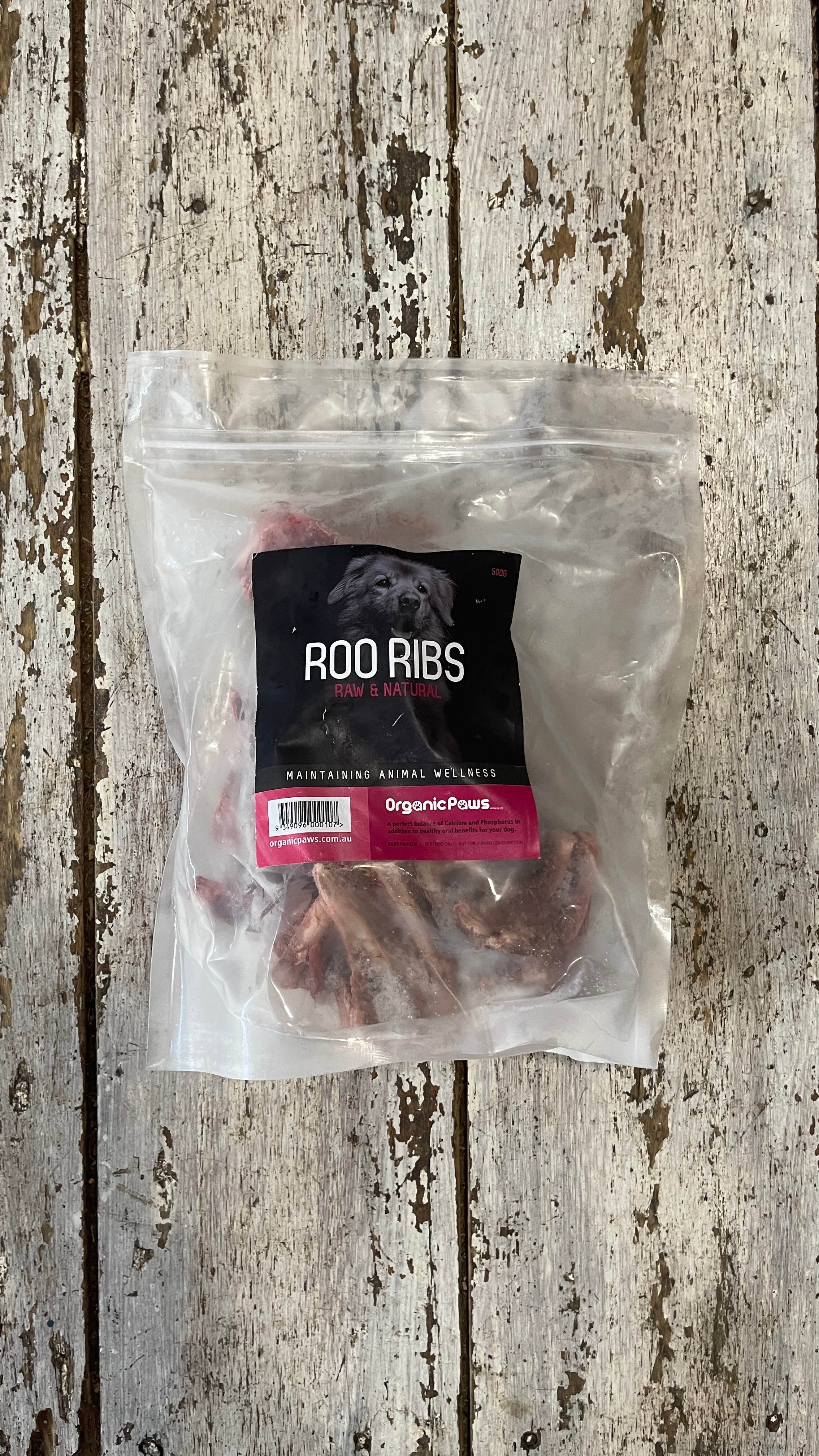 OrganicPaws Bones - Roo Ribs | Chew Chomp and Chill